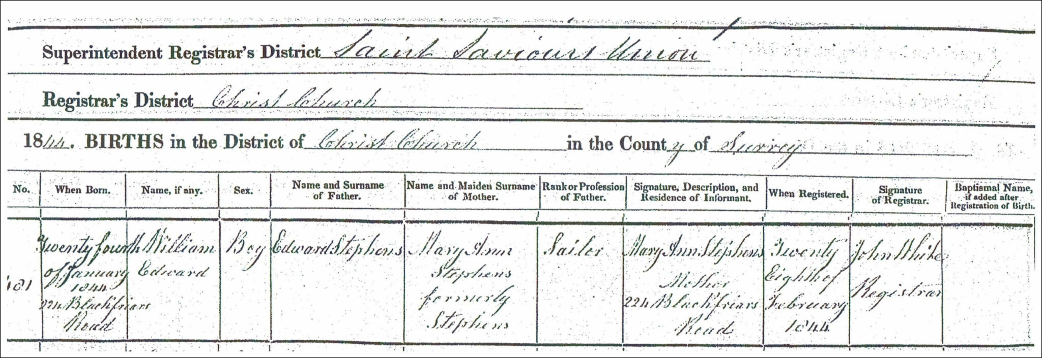 Finding My Foundling, William Browning - Coram Story : Coram Story